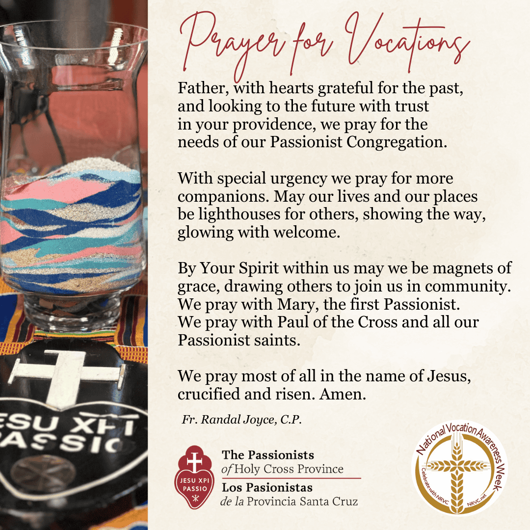 Prayer for Vocations – The Passionists of Holy Cross Province